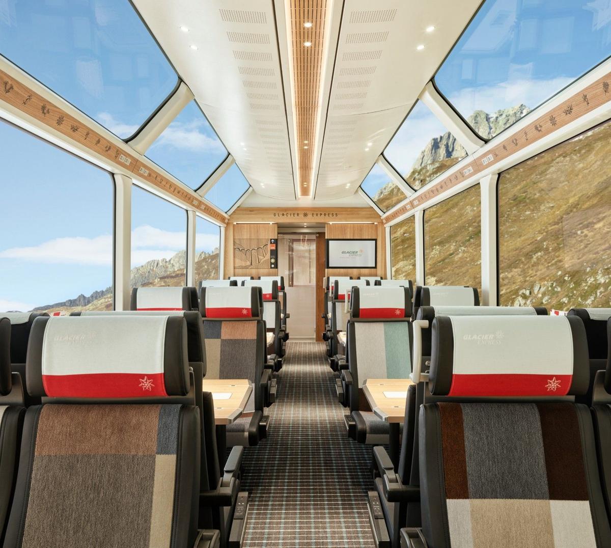 Glacier Express: Overview of 1st, 2nd, and Excellence Class